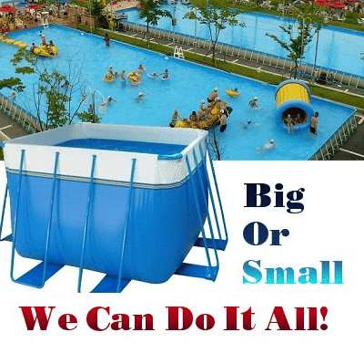 No Extra Cost For Custom Size Pools - Paradise Pools Mart
